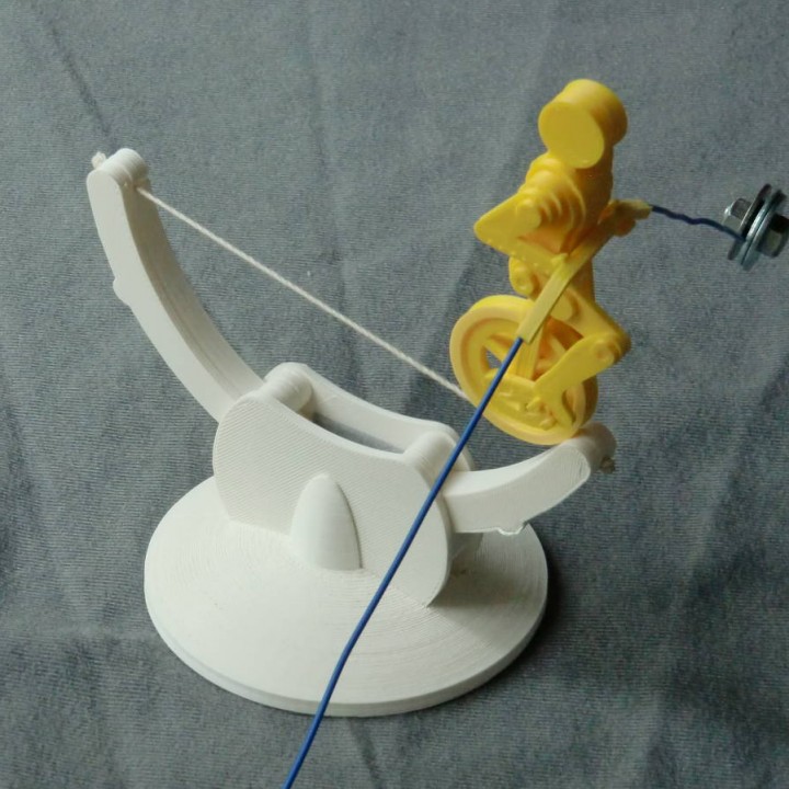 3D Printable Monocycle displaystand by Tadashi Hattori