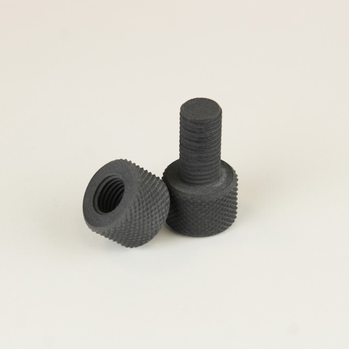 3D Print of Knurling bolt and nut by Sinterit_3D