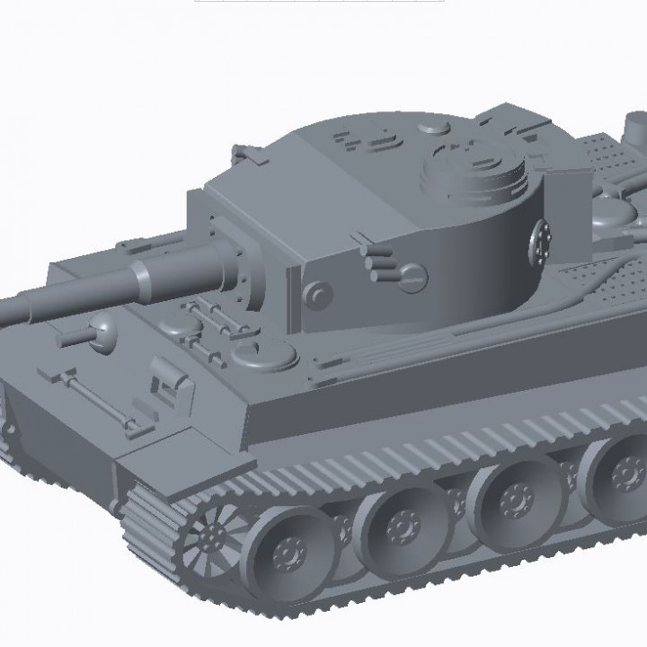 3D Printable Tiger Tank Pack by Zachary J Kavulich
