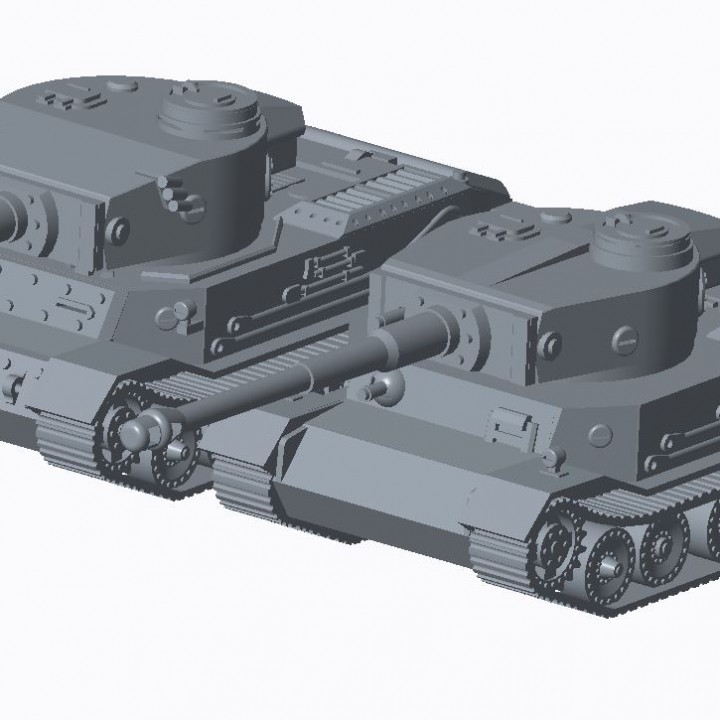 3D Printable Tiger Tank Pack by Zachary J Kavulich