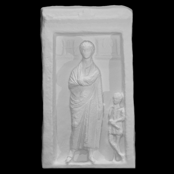 3D Printable Gravestone by Scan The World