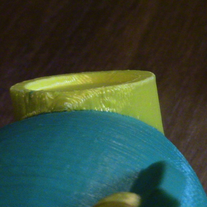 3D Printable Simple rocket Dual extrusion by Larry Milam