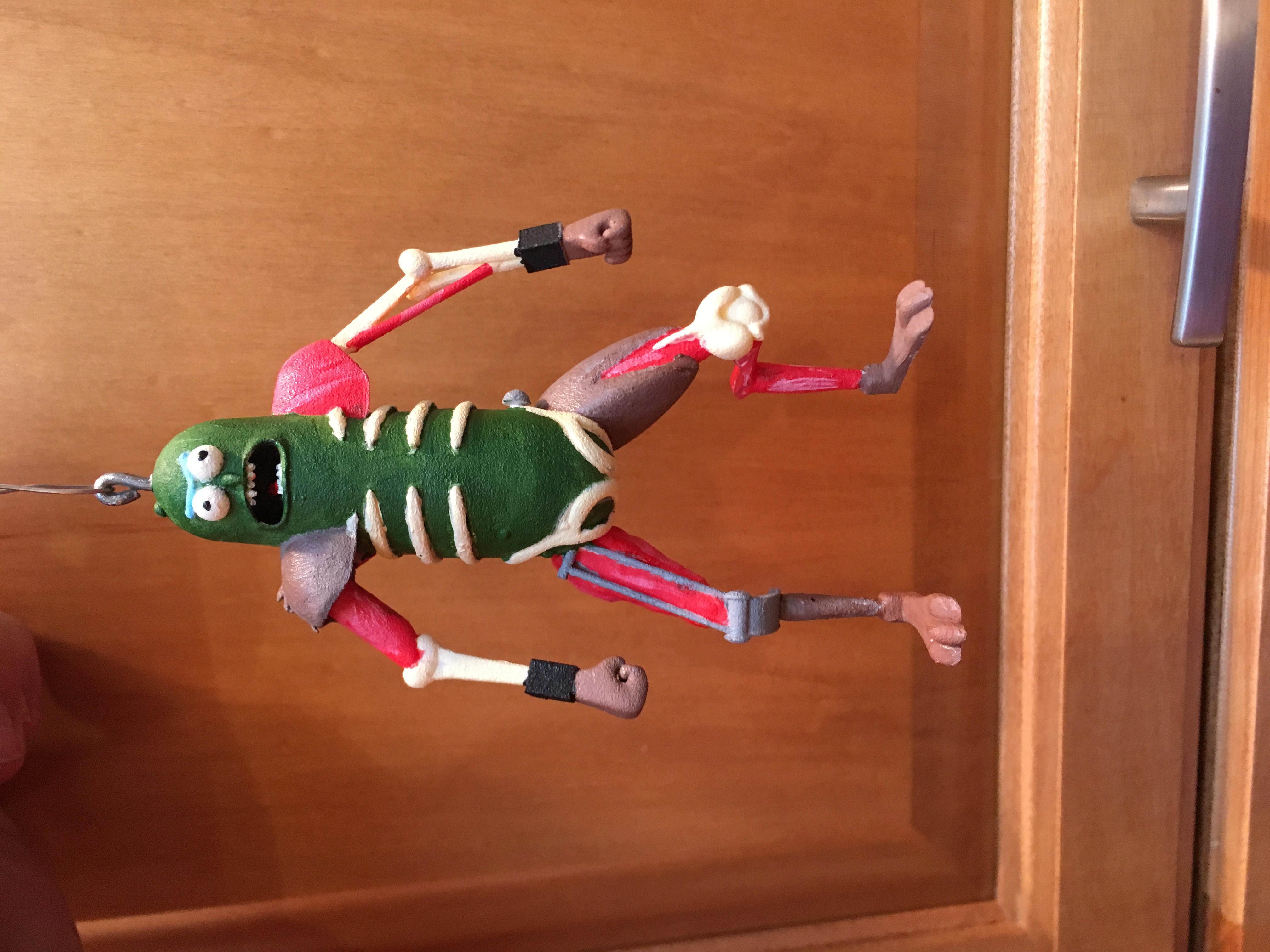 3D Printable Rat Warrior Pickle Rick by Terence King