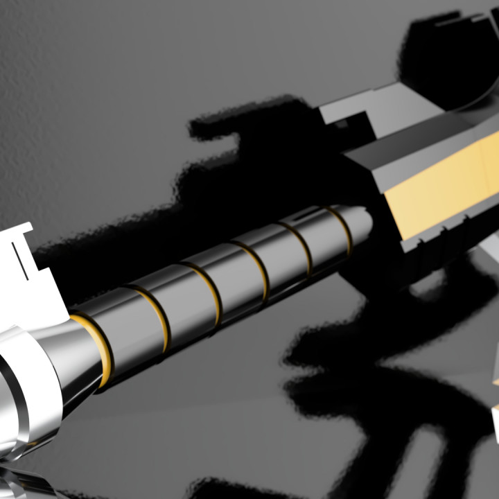 3D Printable Black Ranger Power Axe by Israel Oliveira