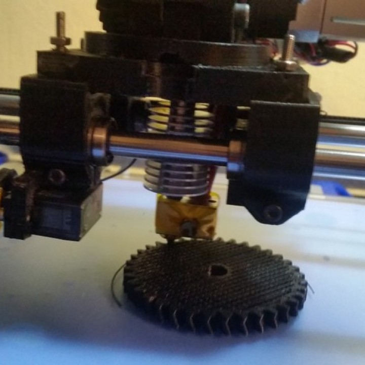 3D Printable BCN3D+ Monoblock extruder for ED3D v6 by mezanu