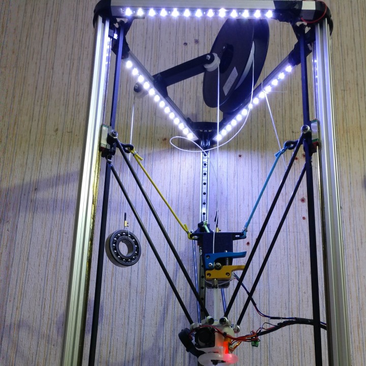3D Printable Flying extruder for Delta printers by toth zoltan