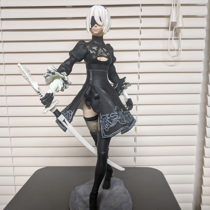 3D Print of Nier Automata 2B by M08IUS 0NE