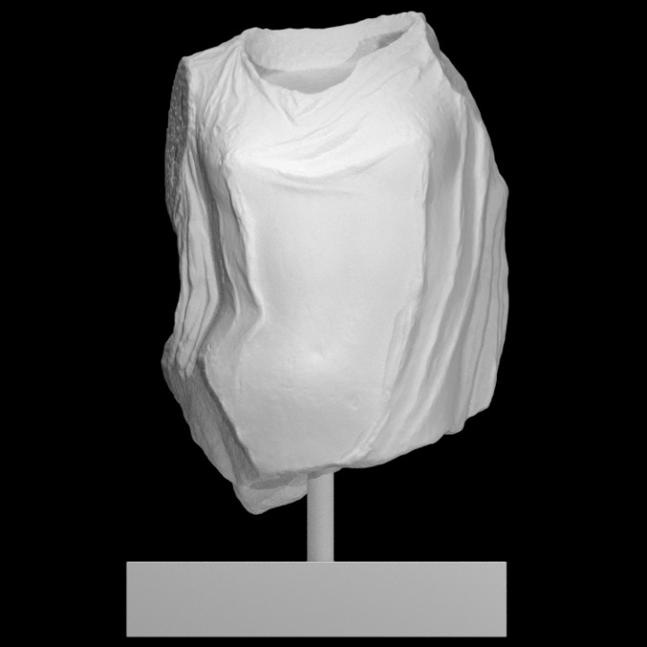 3D Printable Torso of a woman by Scan The World