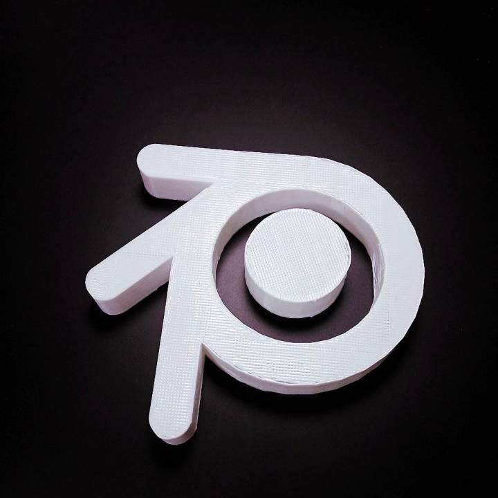 3D Printable blender 3D logo by Tal Atiya