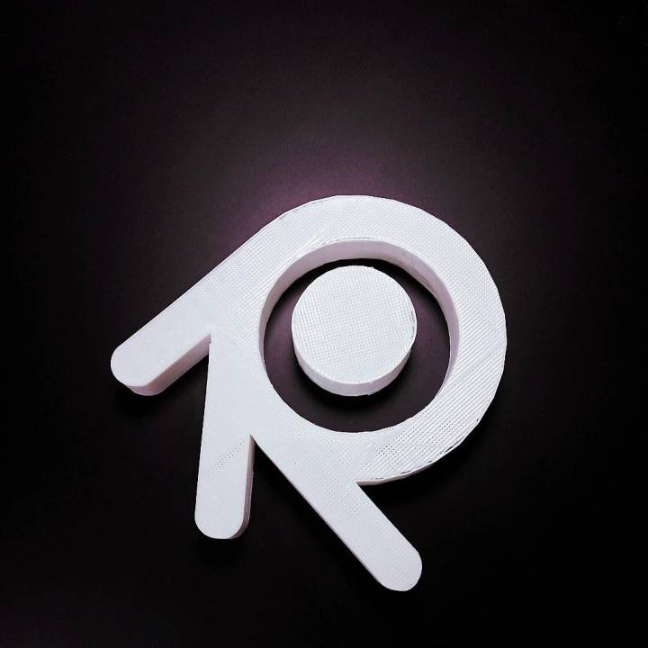 3D Printable blender 3D logo by Tal Atiya