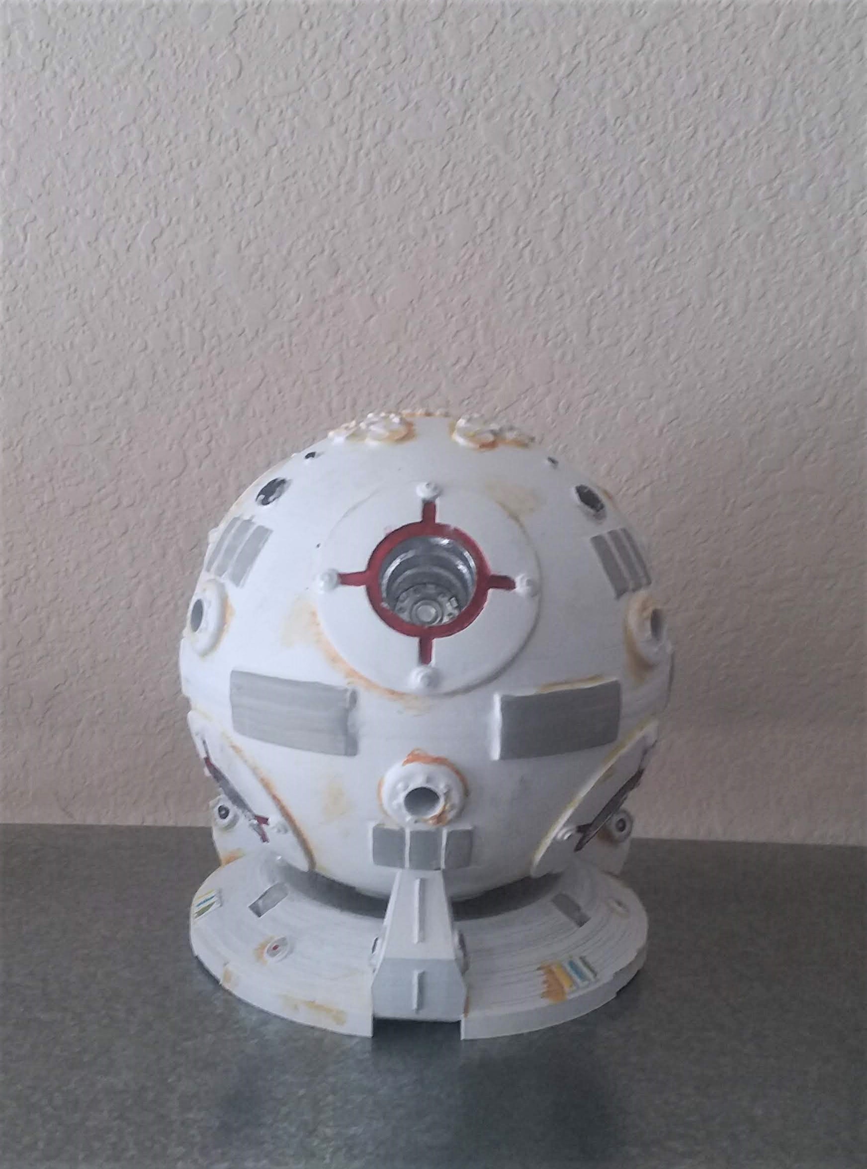 3D Printable Star Wars Training Droid with Custom Base by Raleigh Shade