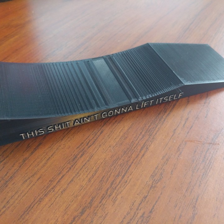 3D Printable Deadlift Wedge / Ramp by Douglas Hoogland