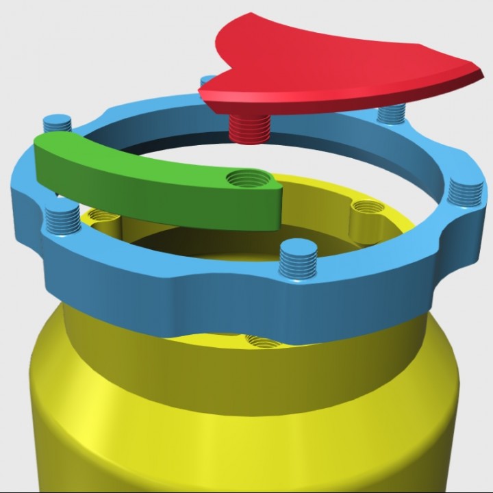 3D Printable Flower Iris box by Brien Allison