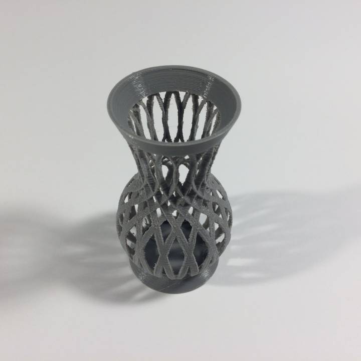 3D Printable Flower vase by Richard Ziman
