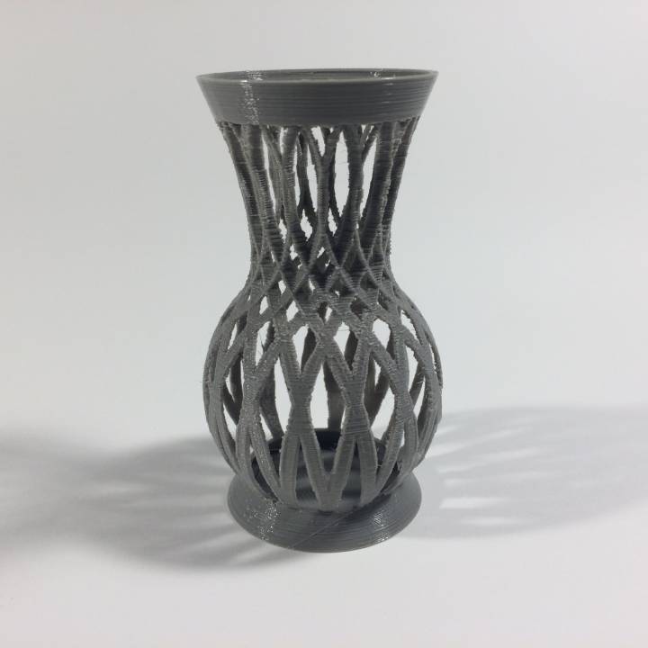 3D Printable Flower vase by Richard Ziman