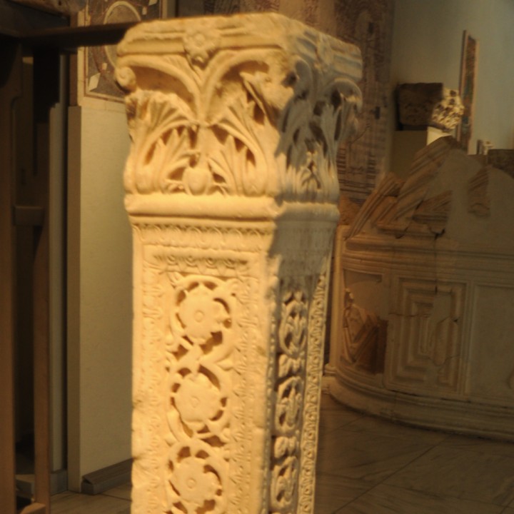 3D Printable Byzantine column by Scan The World
