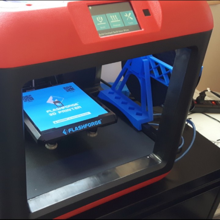 3D Printable Flashforge Finder Spool Holder by Chris Logan