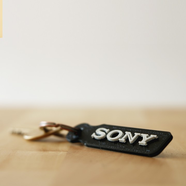 3D Printable Sony Xperia Keychain by Clement C.