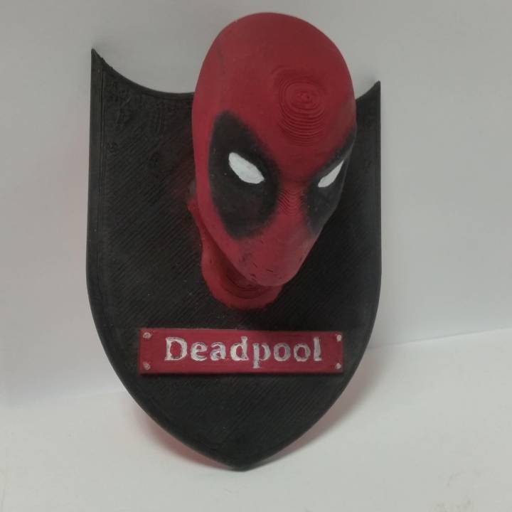 3D Printable Deadpool Trophy #Deadpool3DP (Includes separate parts) by ...