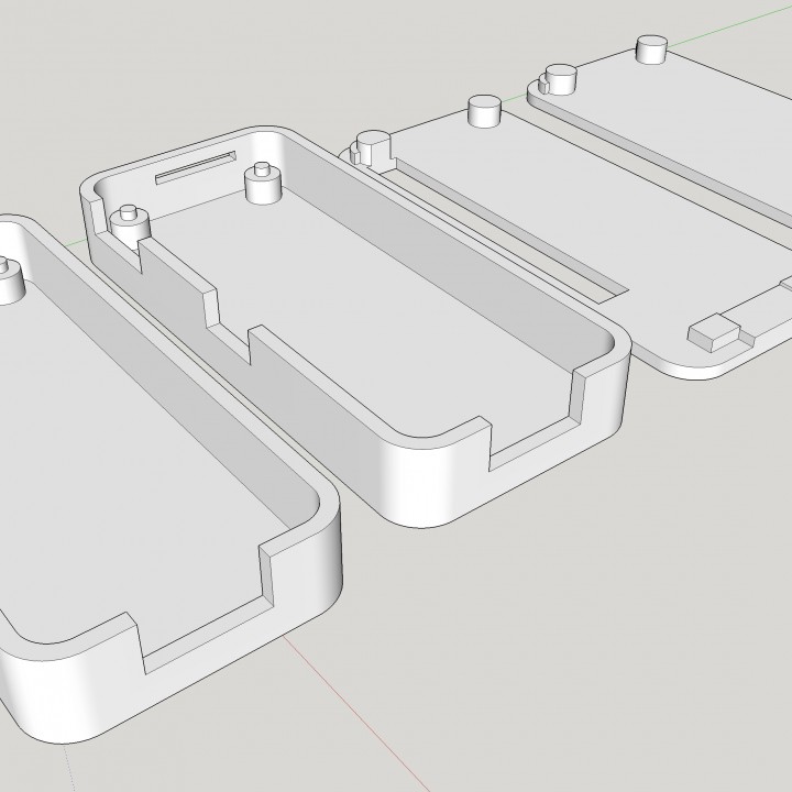3D Printable Raspberry Pi Zero / Zero W Stem Case by Paul Massey