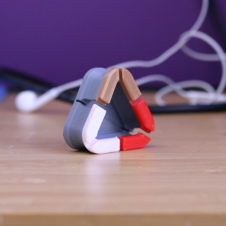 3D Printable Multi-Color Earbud Case by Mosaic Manufacturing