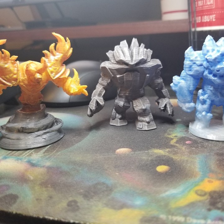 3D Printable Fire Elemental by Cody Raskin