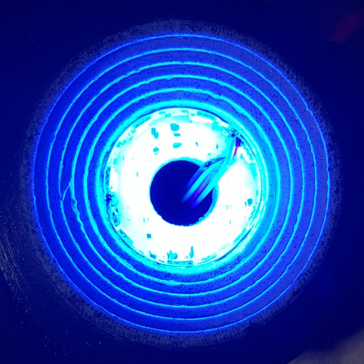 3D Printable Full Size Dalek Eye by Matthew Palulis