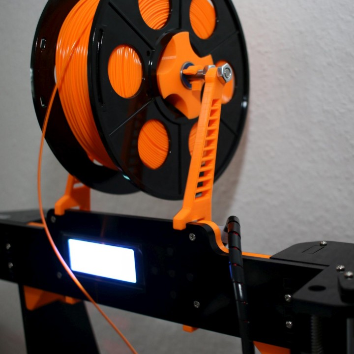 3D Printable Anet A8 Spool holder - reuse Anet parts by Dennis Hofmann