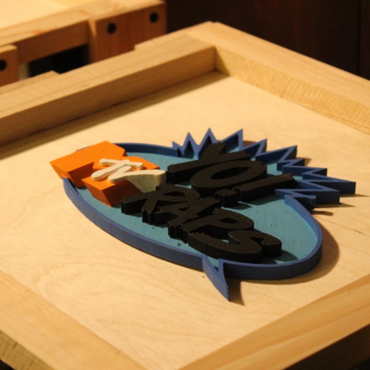 3D Printable Yo! MTV Raps Logo by Jason Brumbelow
