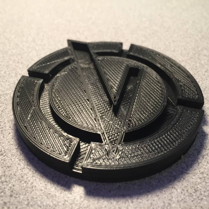 3D Printable Vindicators Logo from Rick and Morty by Enrique Esteban De ...