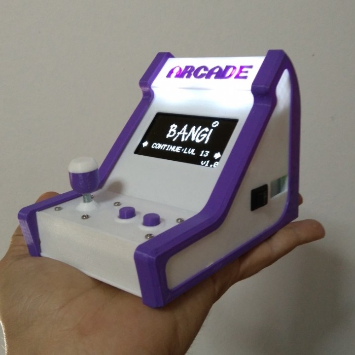 3D Printable Arduino Arcade Bartop by Fernando Jerez