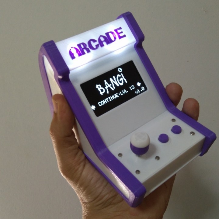 3D Printable Arduino Arcade Bartop by Fernando Jerez