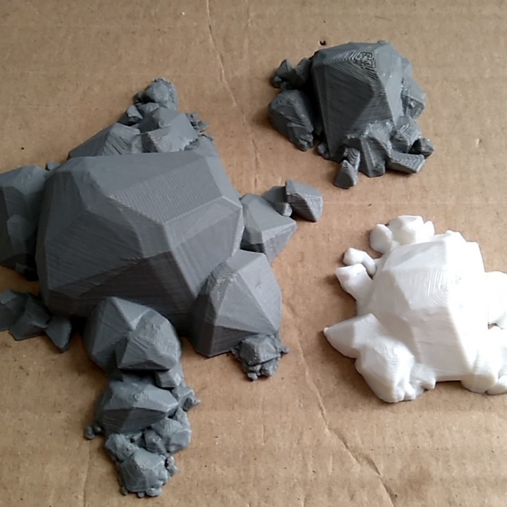 3D Printable Rock Formation Generator by Fernando Jerez