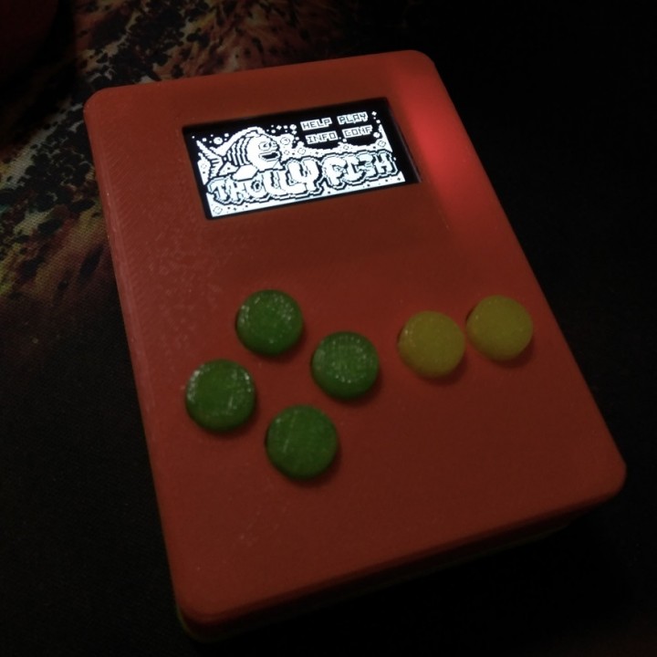 3d Printable Arduino Handheld Game Console Case By Fernando Jerez
