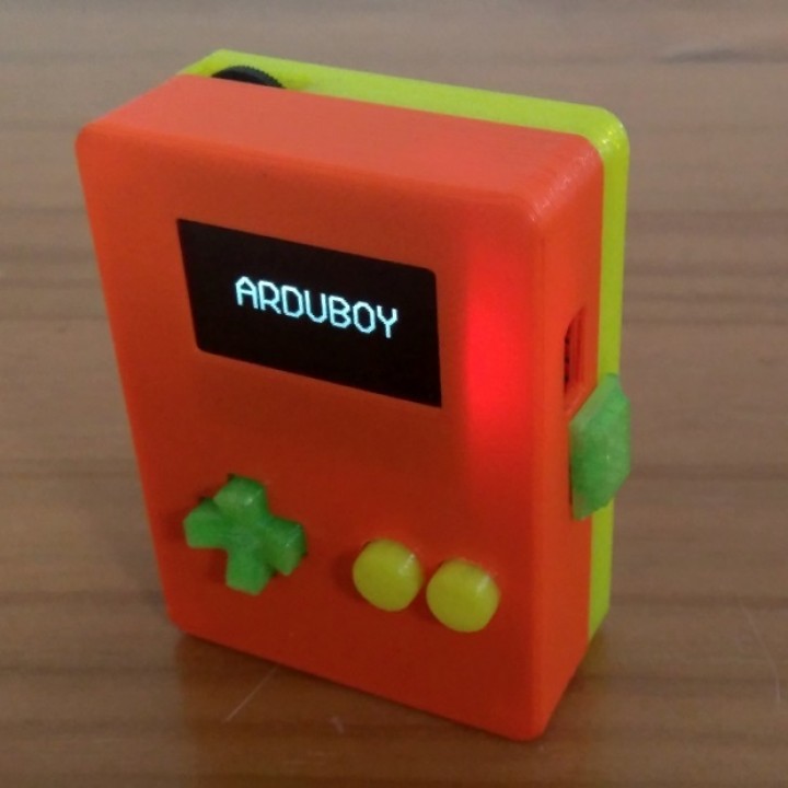 3d Printable Arduino Handheld Game Console Case By Fernando Jerez