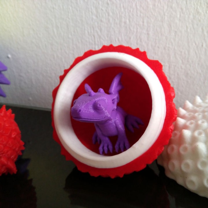3D Printable Dragon Egg Boxes by Fernando Jerez