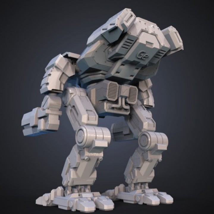 3D Printable Battletech Marauder FanArt 3D Model Assembly Kit by John