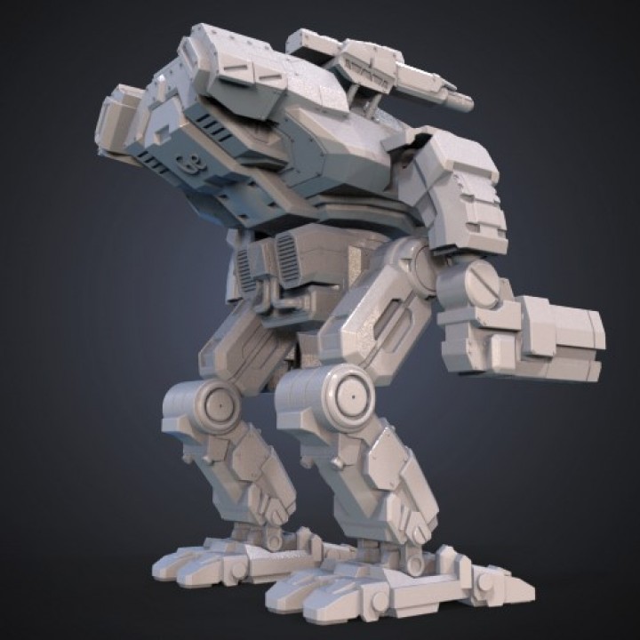 3D Printable Battletech Marauder FanArt 3D Model Assembly Kit by John