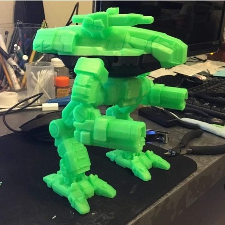 3D Printable Battletech Marauder FanArt 3D Model Assembly Kit by John