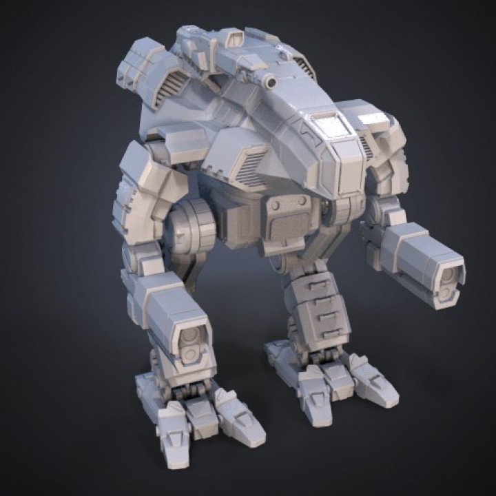 3D Printable Battletech Marauder FanArt 3D Model Assembly Kit by John
