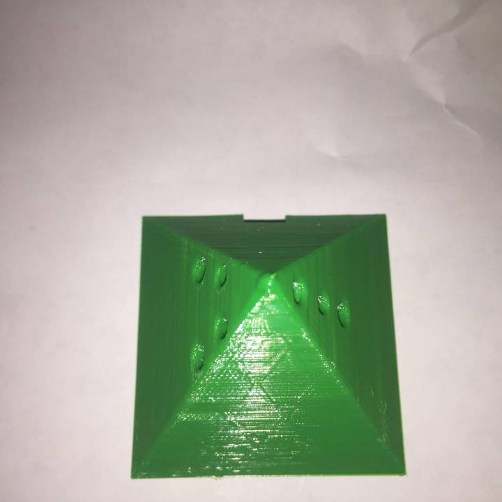 3D Printable Pyramid Pencils & Pens Tower by Matthew Kelleher