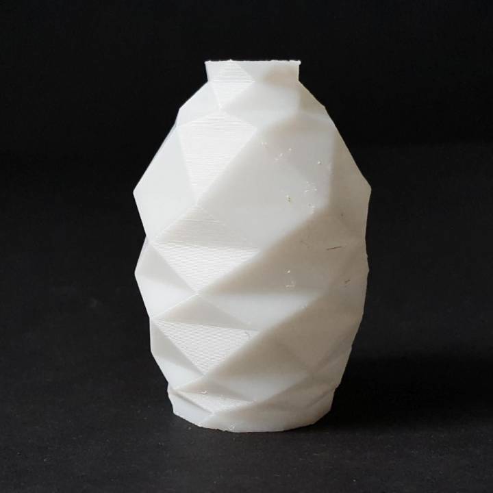 3D Printable Low Poly Vase by Zachary Farley