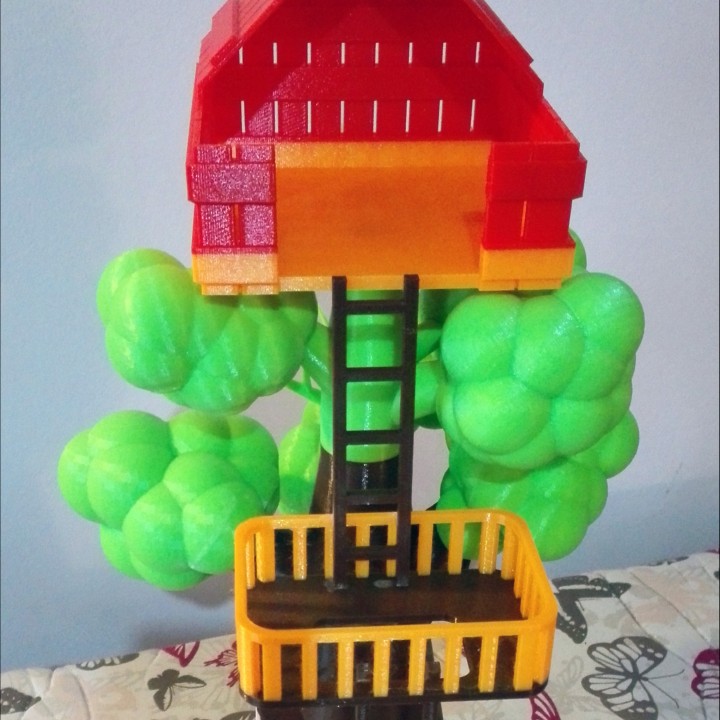 3D Printable Tree house by Karel Benes