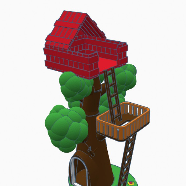 3D Printable Tree house by Karel Benes