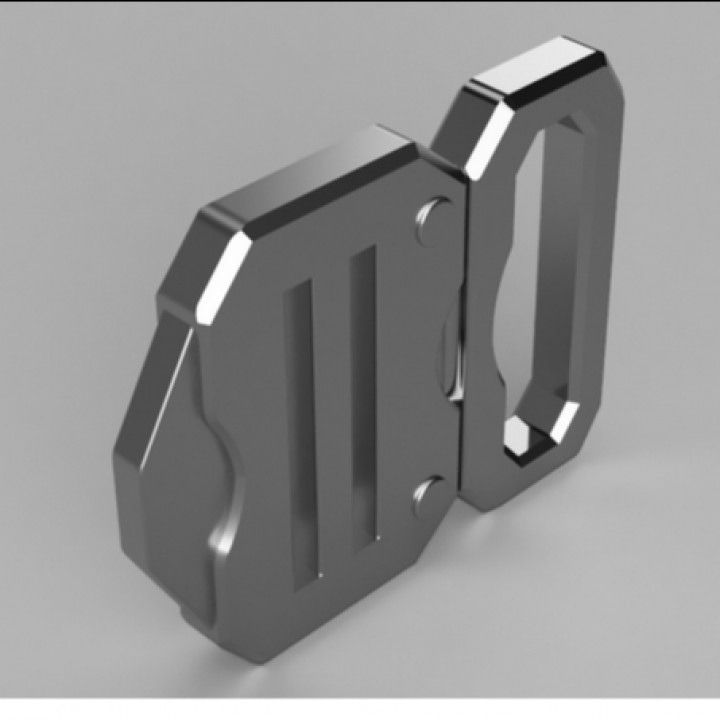 3D Printable Cosplay Belt Buckle by Mr Pink Smartie