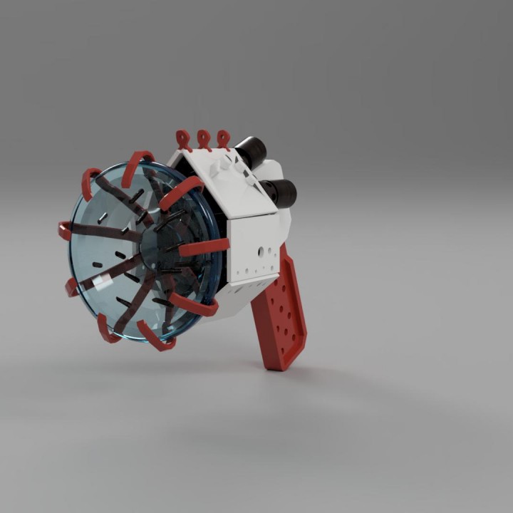 3D Printable Fallout Gamma Ray Gun render by Birdman