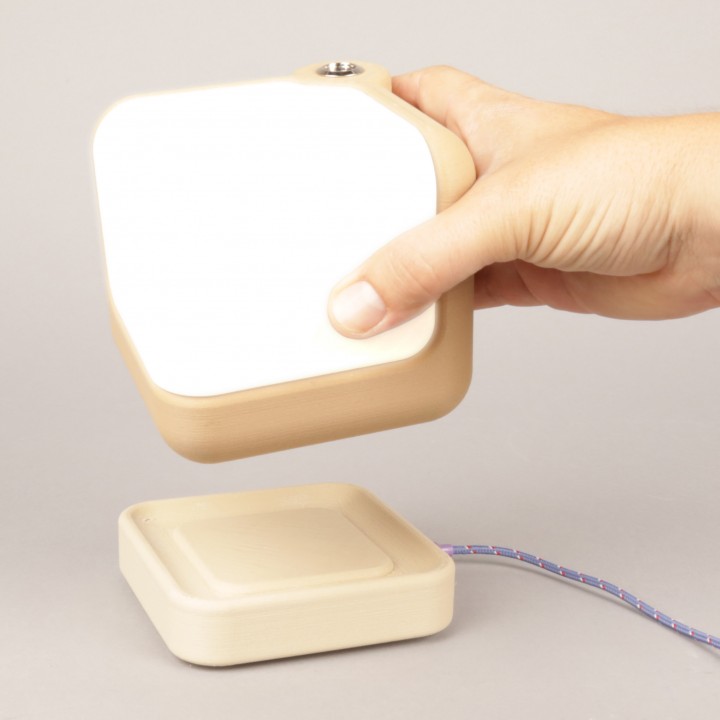 3D Printable Wireless Lamp by Jonathan Odom