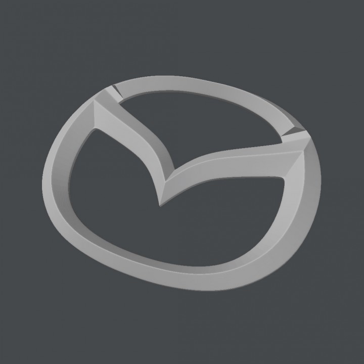 3D Printable Mazda Logo by Dan Dipierro