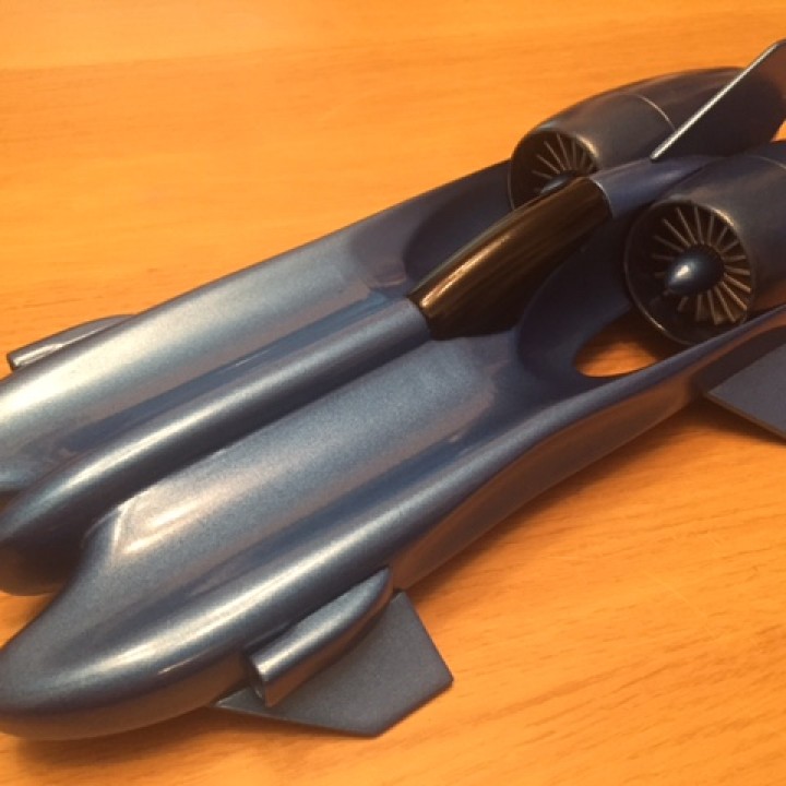 3D Printable STAR WARS POD RACER 6 by Colin Catchpole