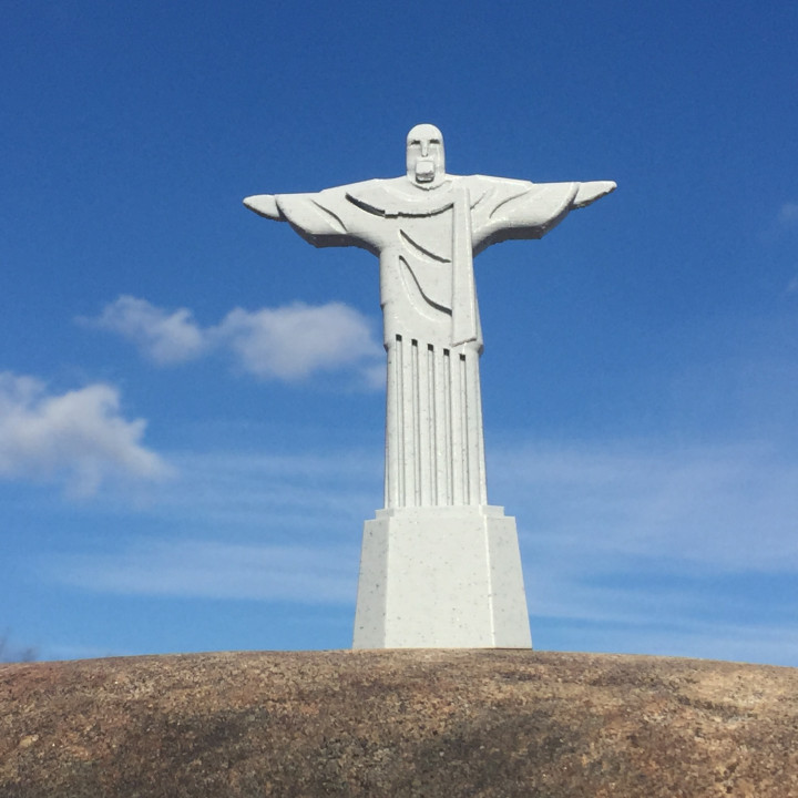 3D Print of Christ the Redeemer - Rio de Janeiro, Brazil by StarLabs3D